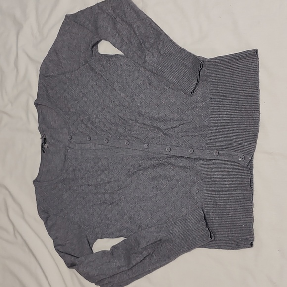 Vila Milano | Sweaters | Vila Milano Diamond Pattern Button Up Crew ...